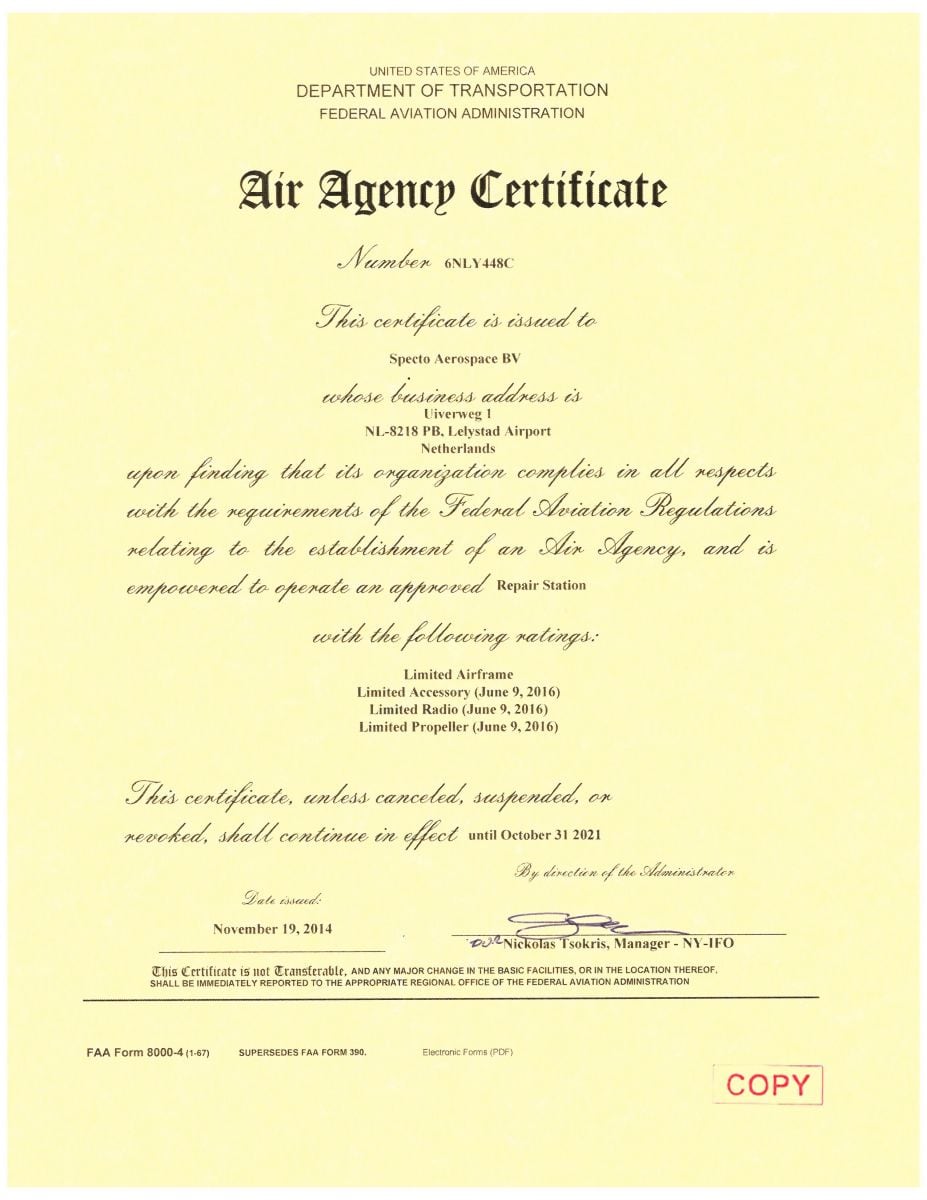 fixed wing aircraft | SPECTO Aerospace